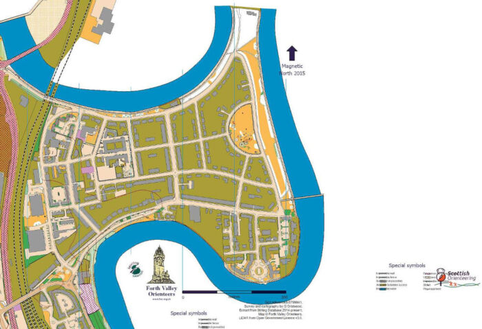Stirling Riverside Map - Forth Valley Orienteers