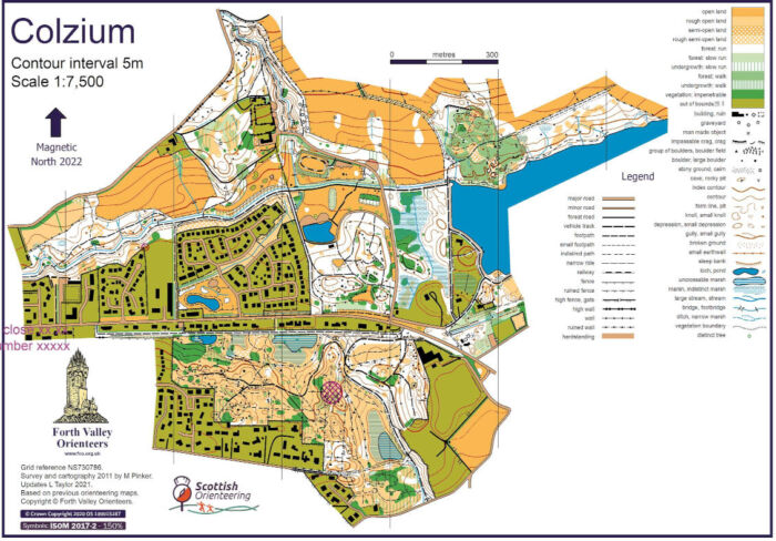 Colzium Map - Forth Valley Orienteers