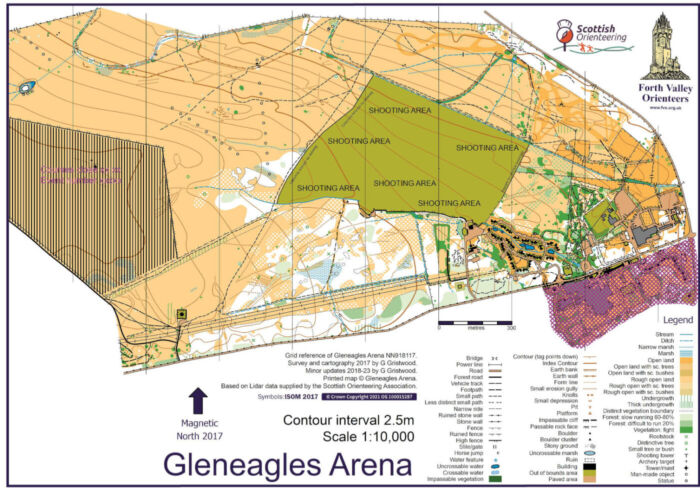 Gleneagles Arena Map - Forth Valley Orienteers