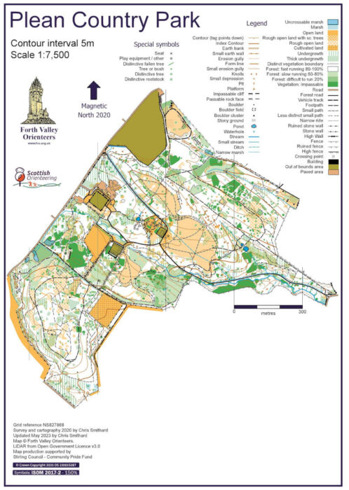 Plean Map - Forth Valley Orienteers