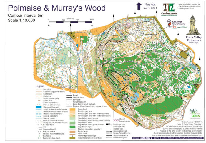 Polmaise Map - Forth Valley Orienteers
