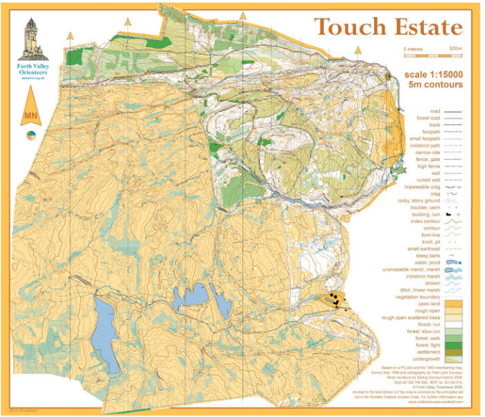 Touch Map - Forth Valley Orienters